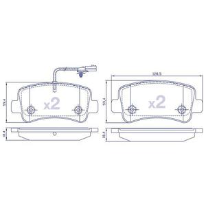 Plaquettes de frein pour poids-lourds